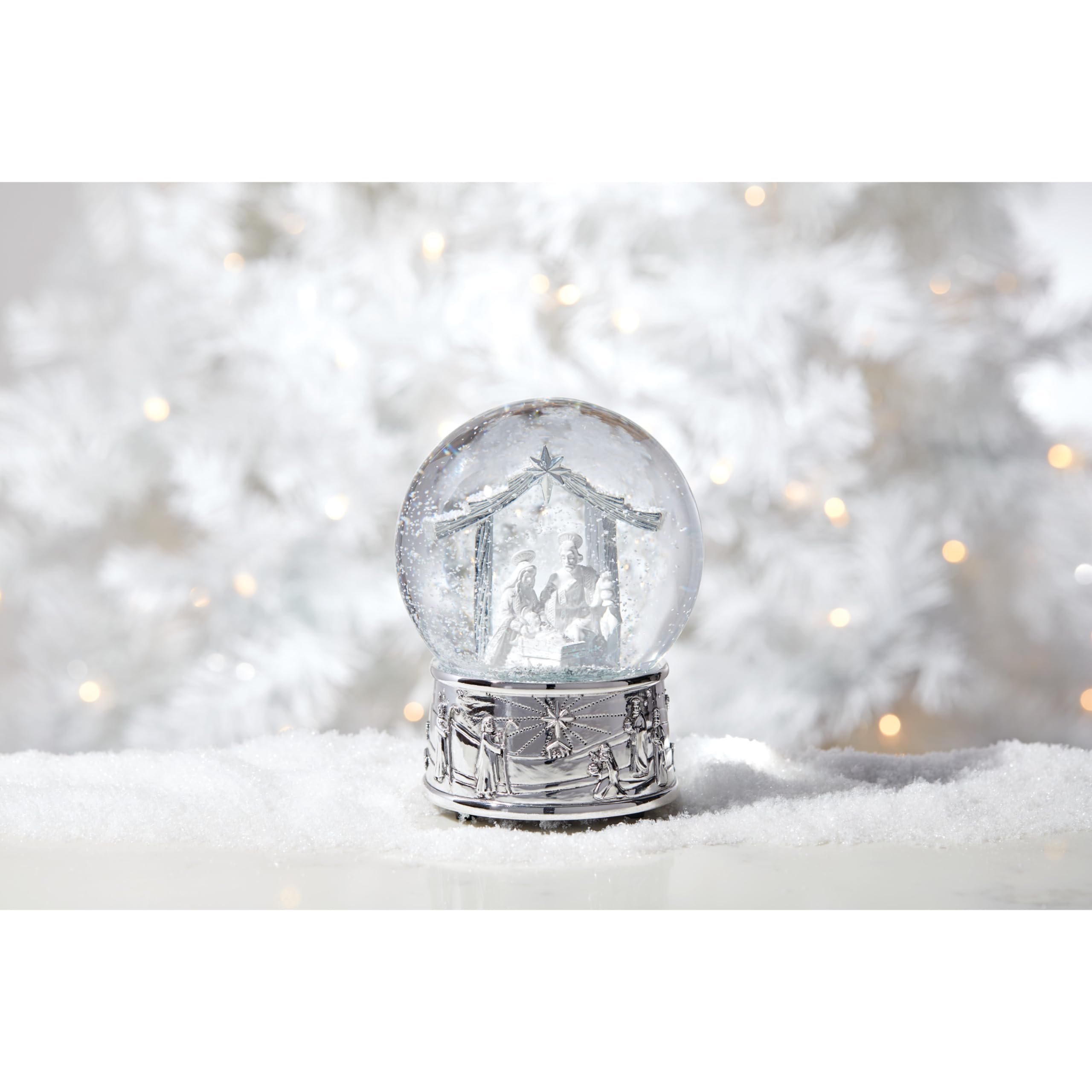 Reed & Barton 890725 Nativity Musical Snow Globe