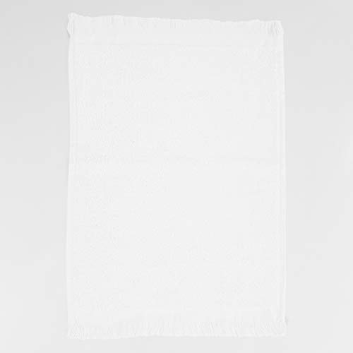 ToteBagFactory (10 Pack) Set of 10- Economical Fingertip Velour/Terry Towels (Bulk)