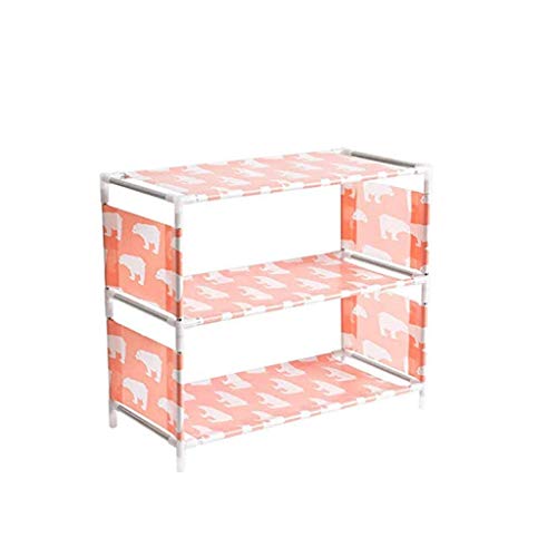 DINGZZ Shoe Rack , Shoe Cabinet Fabric Assembly Home Simple Shoe Cabinet Roll Snownow Dust Shoe Rack (Color : Black-JoJo's Bizarre Adventure1)