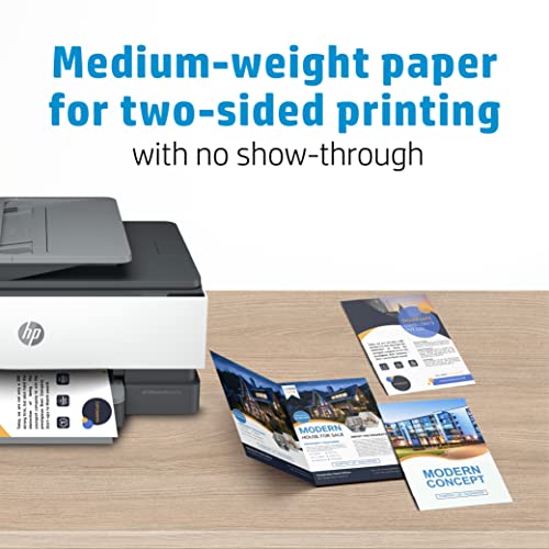 HP Enhanced Business Paper, Matte, 8.5x11 in, 40 lb, 150 sheets, works with inkjet and PageWide printers (9ZE20A)