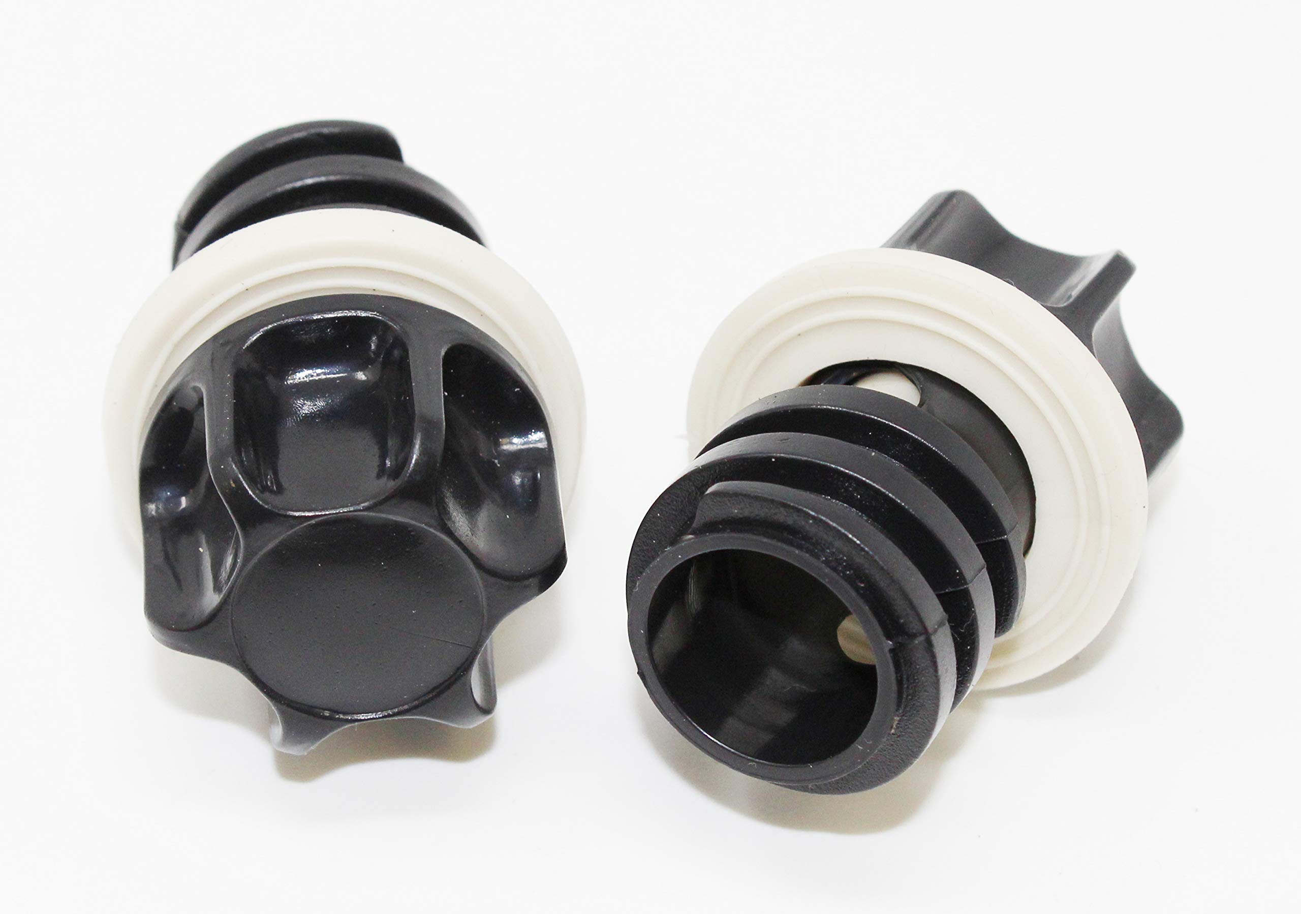 JSP Manufacturing Cooler Drain Plug & Gasket Assembly Compatible with Yeti, RTIC, ORCA, OVO, Bird Dog Coolers 70QT 110QT (2 Drain Plugs)