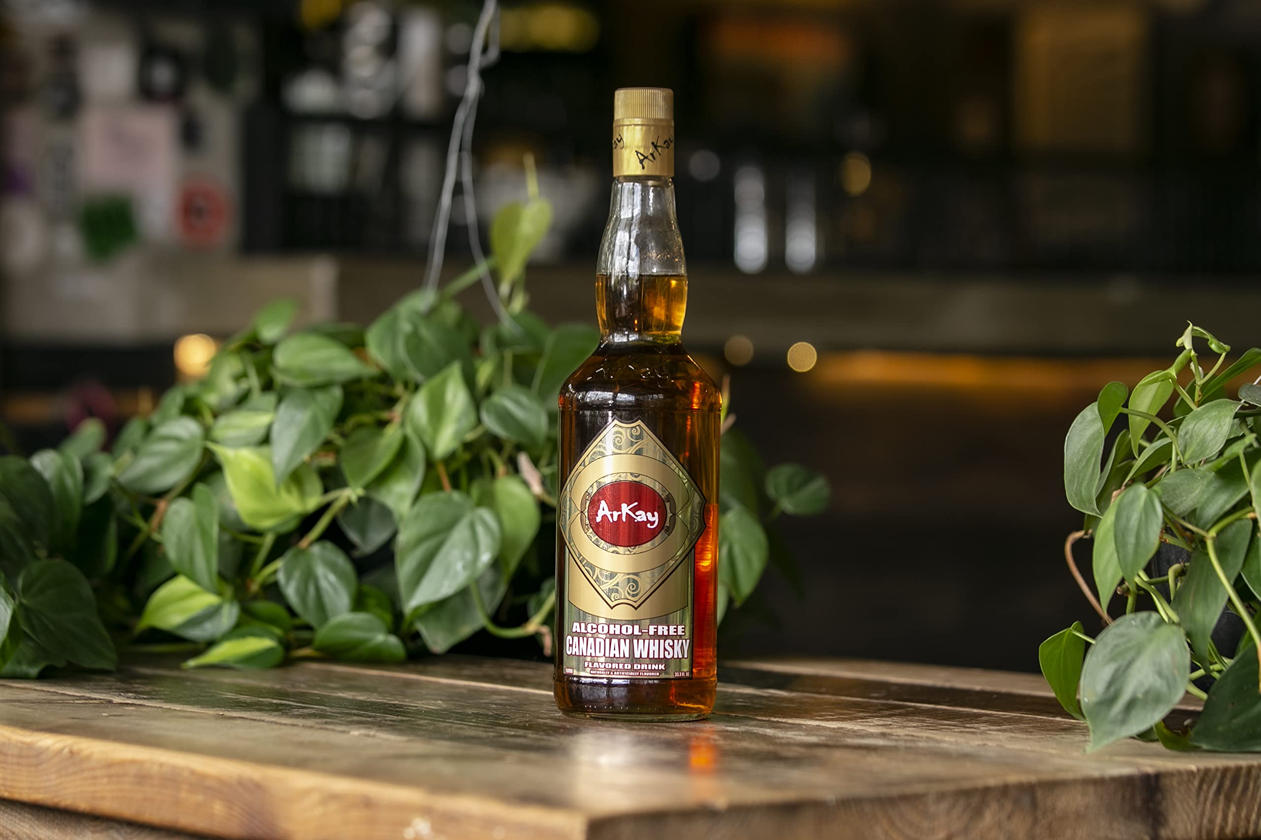 ArKay Non-Alcoholic Canadian Whisky | Whiskey Alternative | Make Great Zero Proof Cocktails | 0 Calories 0 Sugar |