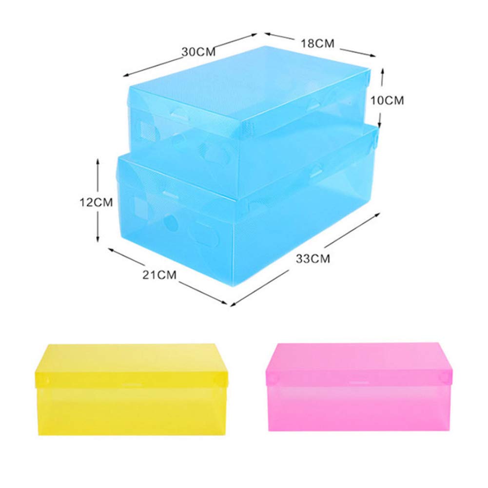 FRIDG Really Useful Boxes, Really Useful Organiser, Storage Boxes in a Clear Plastic Organiser and Clear Boxes Stackable Drawer Shoes Storage Box Container Organizer Purple