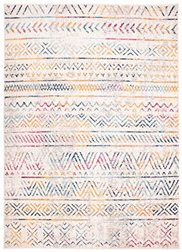 Rugshop Geometric Boho Perfect for high Traffic Areas of Your Living Room,Bedroom,Home Office,Kitchen Stain Resistant Area Rug 3'3" x 5' Multi