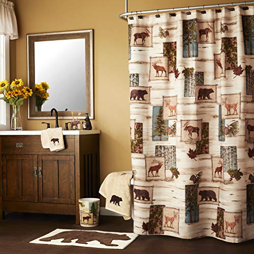 SKL Home Yellowstone Timber Ridge Tip Towel, 11" x 18", Wheat