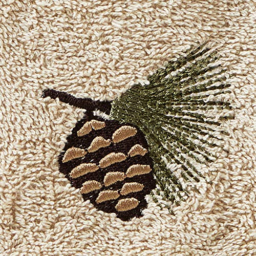 SKL Home Yellowstone Timber Ridge Tip Towel, 11" x 18", Wheat