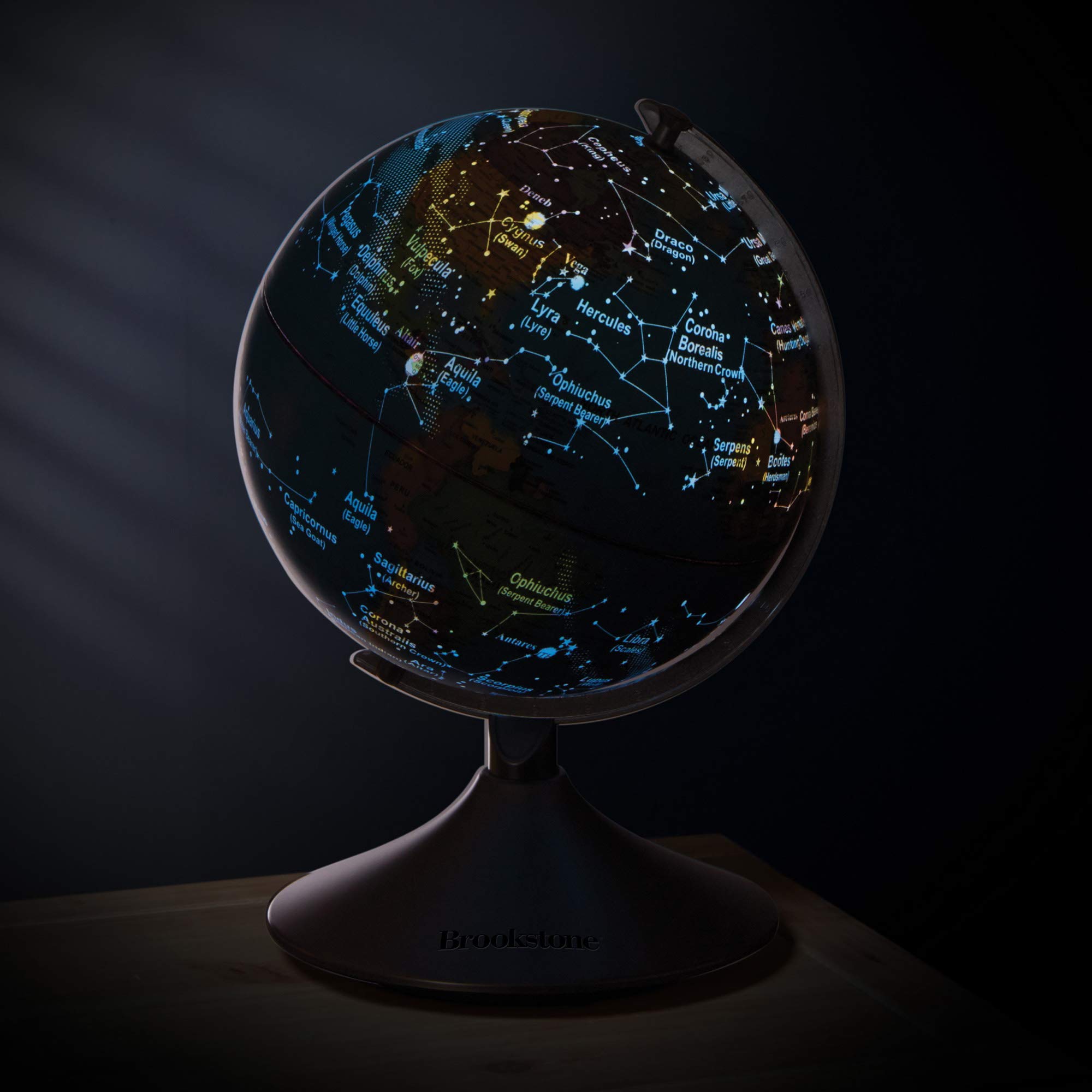 Globe for Kids Learning - Globes of The World with Stand - World Globe, Constellation Globe & Night Light Kids Globe Stem Toy - Perfect Interactive Globe by Brookstone