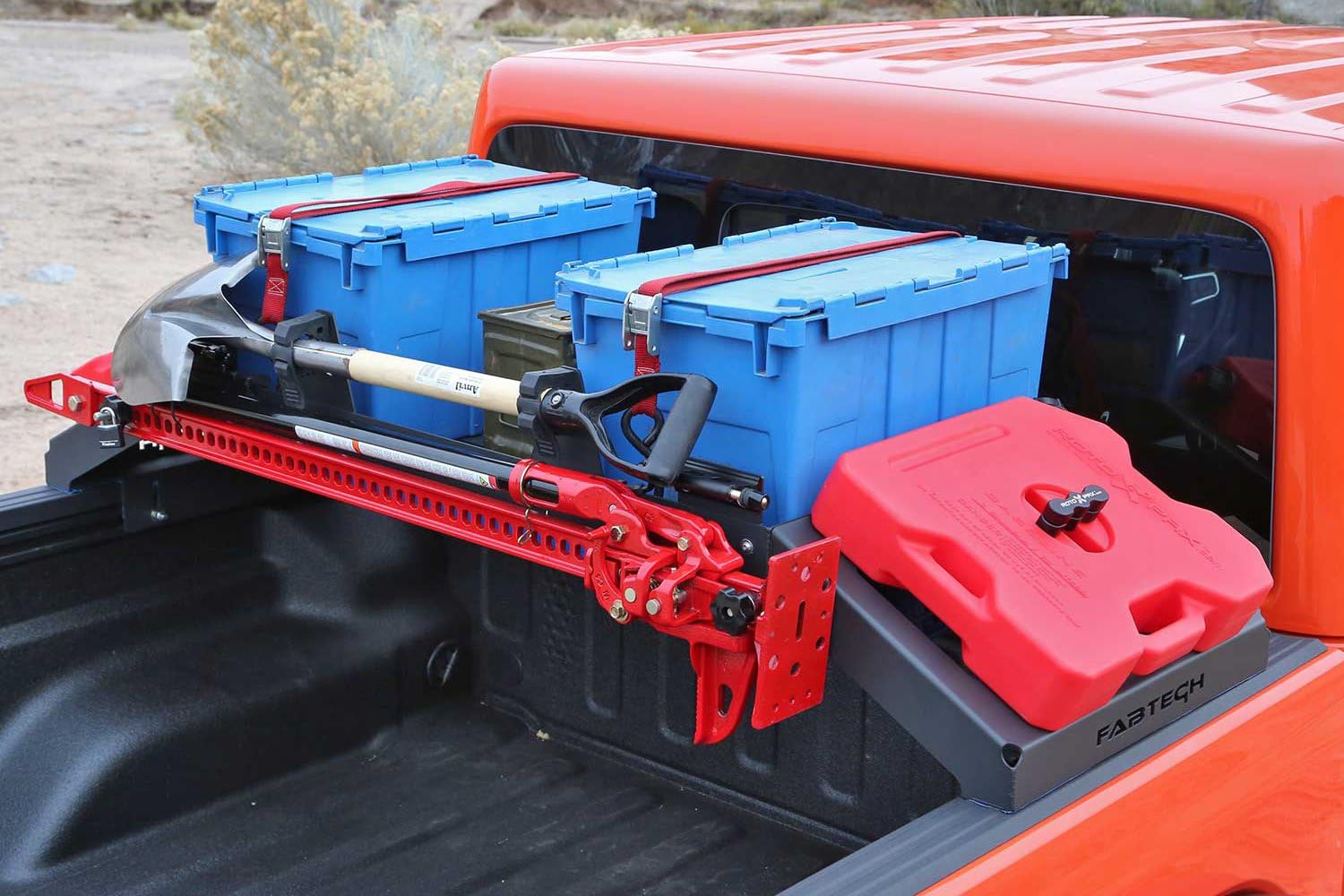 Fabtech FTS24264 Cargo Rack Shovel Kit Mount Only Cargo Rack Shovel Kit