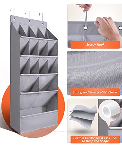 Fentec Over-the-Door-Shoe-Organizers Grey
