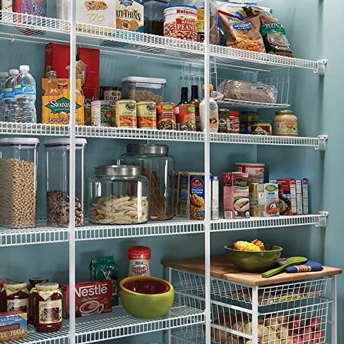 ClosetMaid 21932 Pre-Loaded 2-Inch Side Wall Brackets with Anchors for Wire Shelving, 500-Pack, White, 500 Count