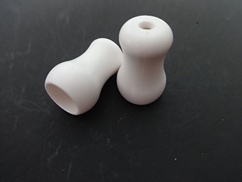 Amazing Drapery Hardware 6 Qty:White Plastic Cord Tassel for Blinds or Shade Pull Cord: Vase Shape