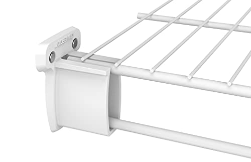 ClosetMaid 21932 Pre-Loaded 2-Inch Side Wall Brackets with Anchors for Wire Shelving, 500-Pack, White, 500 Count