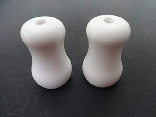 Amazing Drapery Hardware 6 Qty:White Plastic Cord Tassel for Blinds or Shade Pull Cord: Vase Shape