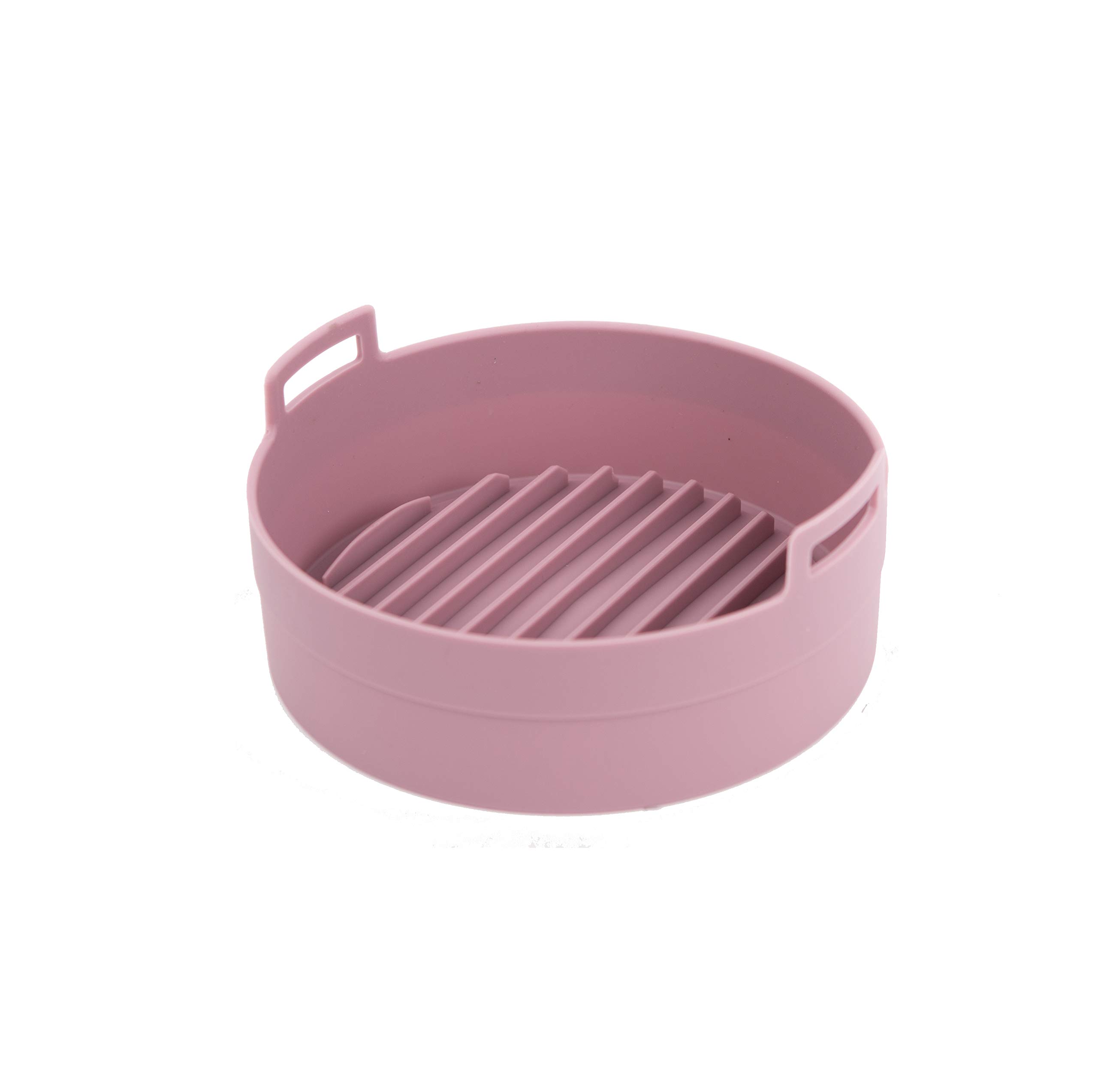 100% Platinum Silicone Pot for Air Fryer and Microwave (Pink, X-Large (Diameter 8.7 in))