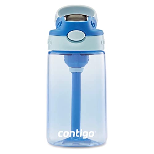 Contigo Kids Straw Water Bottle with AUTOSPOUT Lid, 14oz, Cotton Candy