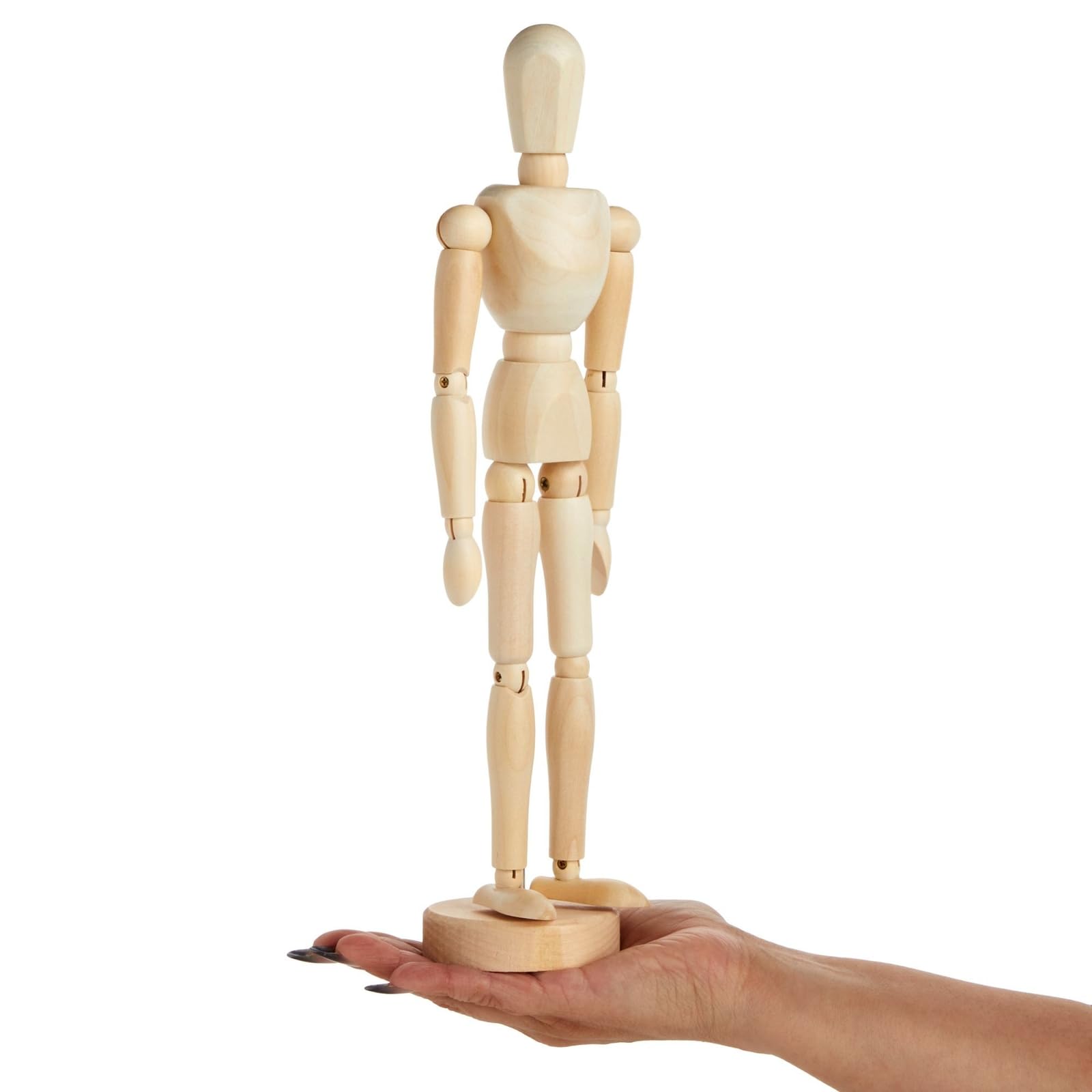 3 Pack Posable Art Figure Model, Flexible Wooden Drawing Mannequin for Artists, Sketching (13 in)