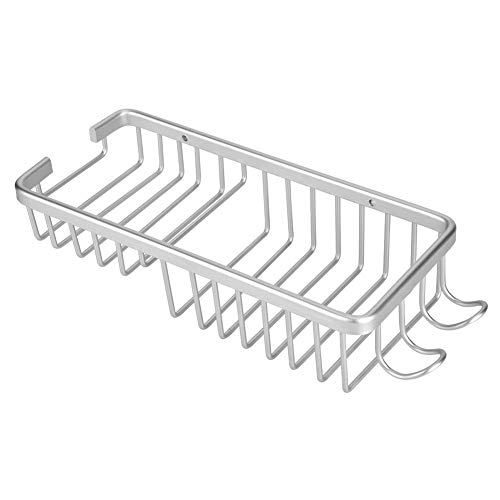 Mumusuki Aluminum Alloy Wall Mounted Storage Shelf Rack Bathroom Shower Organizer Soap Caddy for Bathroom,Toilet Storage