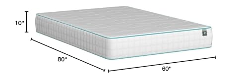 ZINUS 10 Inch Tight Top Spring Mattress, Queen, Innerspring Mattress, CertiPUR-US Certified, Mattress in A Box