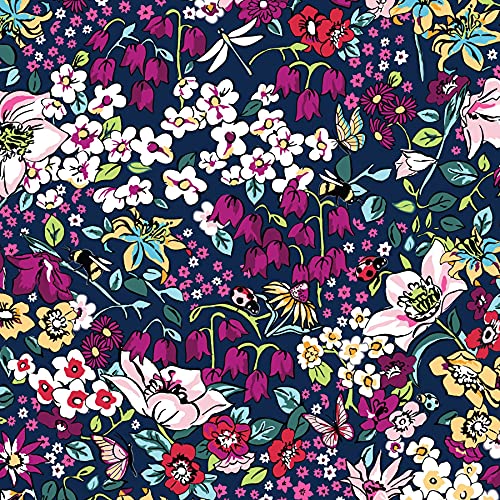 Vera Bradley Women's Cotton Lanyard, Itsy Ditsy, One Size