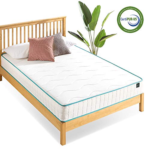 ZINUS 10 Inch Tight Top Spring Mattress, Queen, Innerspring Mattress, CertiPUR-US Certified, Mattress in A Box