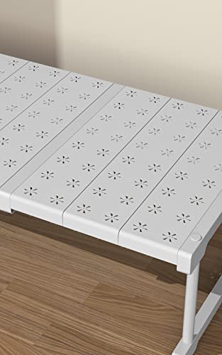 Closet Shelf, Expandable Shelf, Expandable Closet Shelf Storage Rack,Adjustable Locker Shelf for Closet/Camper (18.5-26.77in)