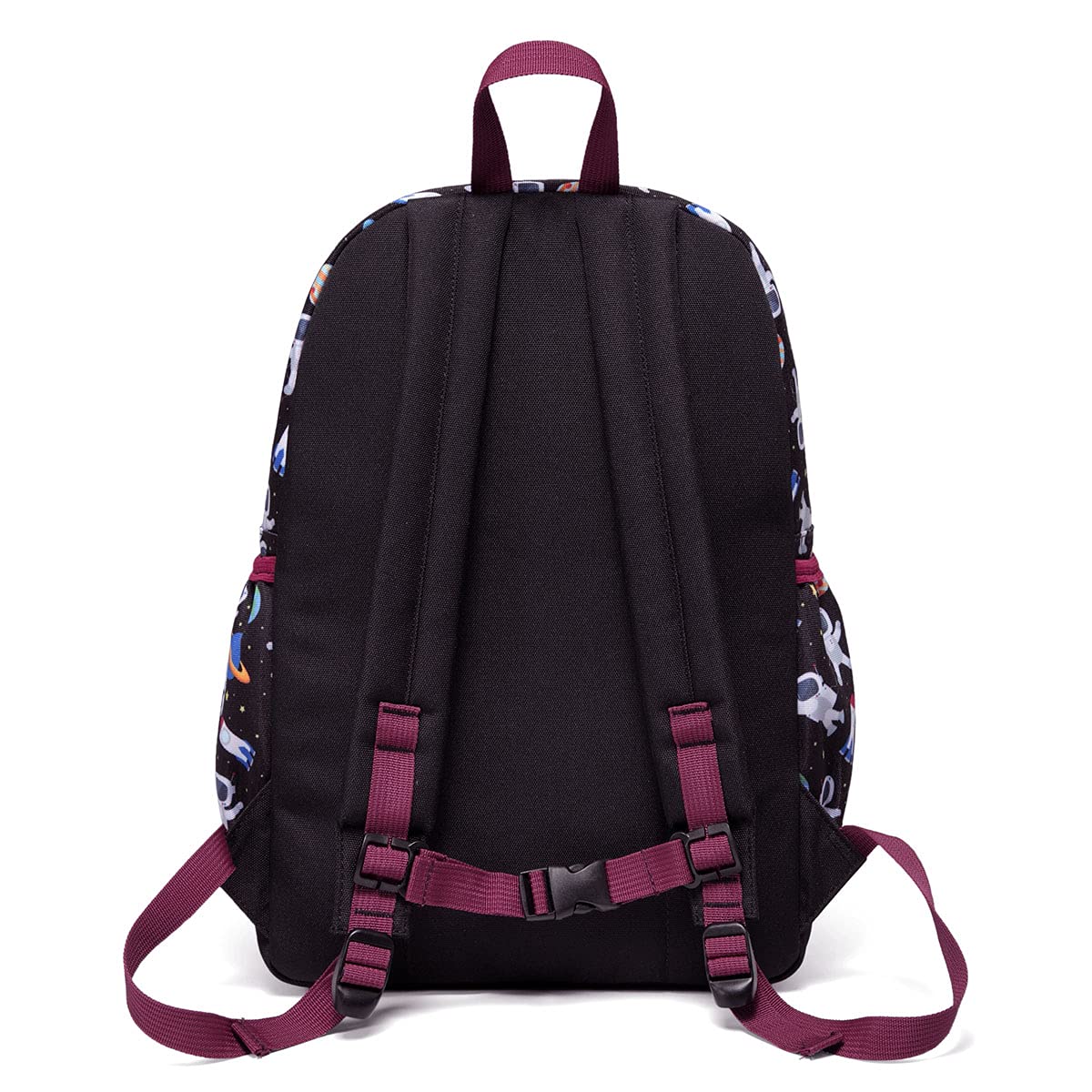 VASCHY Preschool Backpack, Cute Lightweight Water Resistant Kindergarten Backpack Bookbag for Boys and Girls Astronaut