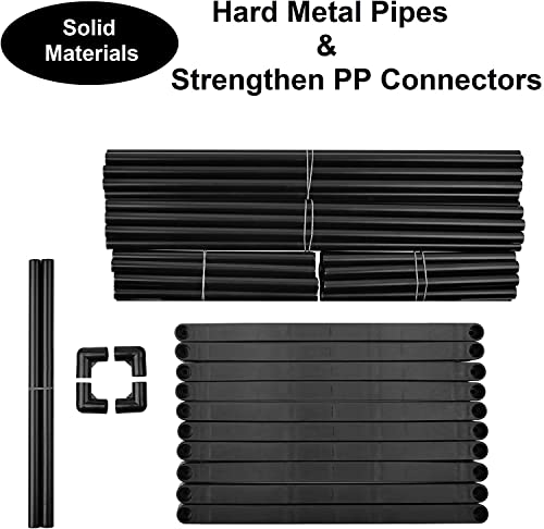 Easyhouse 5 Tier Metal Sturdy Shoe Rack, Narrow Shelf Organizer for Entryway, Closet, Bedroom