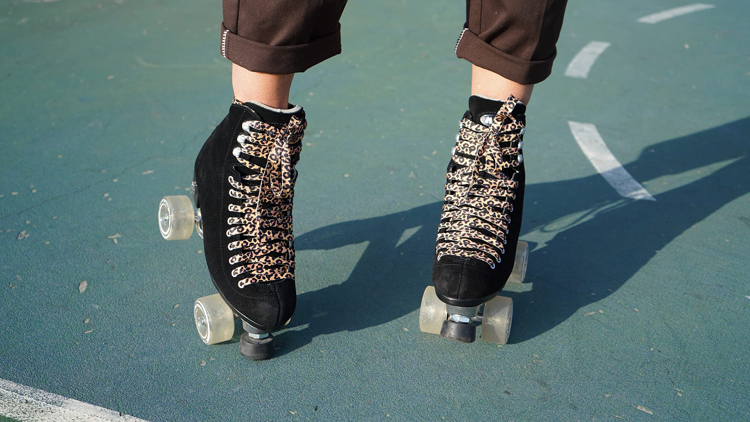 Moxi Panther Roller Skate - Fun and Fashionable Womens Roller Skates | Black Suede | Size 9
