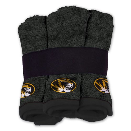 NCAA Missouri Tigers Six Piece Wash Cloth Set