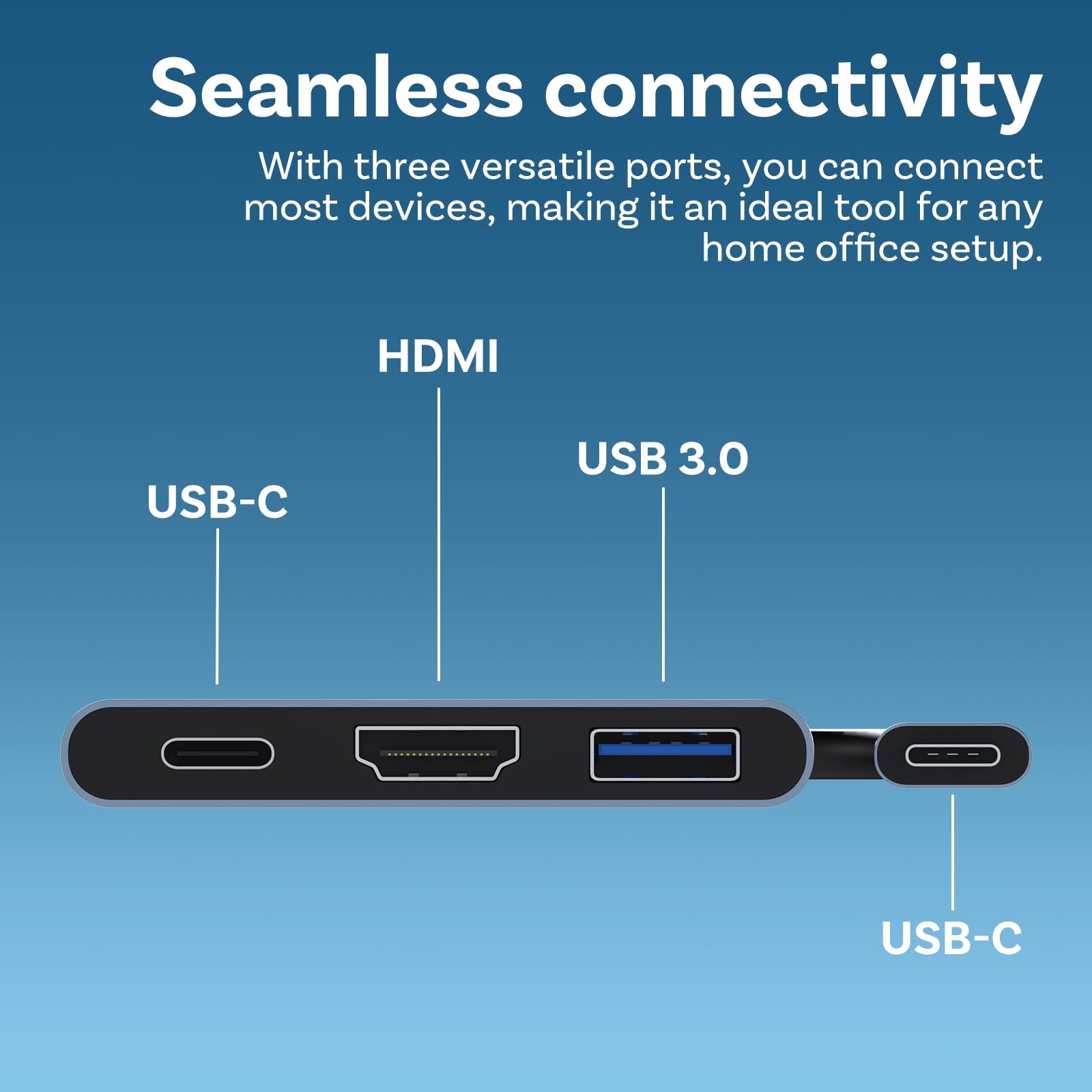 MMOBIEL HDMI Type C HUB Adapter - USB C to HDMI Adapter - USB 3.1/3.0 Charging Port Converter Compatible with MacBook Pro Samsung Galaxy S25/S24/S23/S22/S21 Note 20/10/9 Series - Grey Aluminium