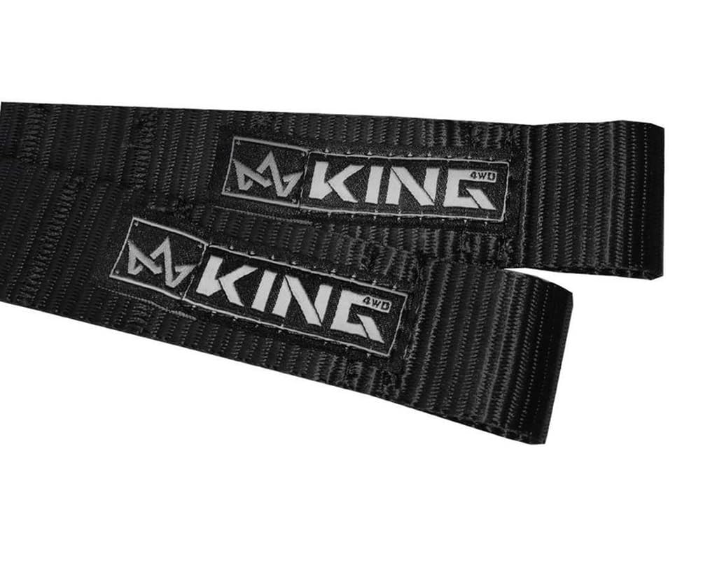 Overland Vehicle Systems King 4WD Heavy Duty Adjustable Door Straps Solid in Pairs - Universal Fitment for CJ, YJ & TJ & JK - 600 Denier Ballistic Nylon
