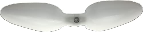 Coat and Wardrobe Hanger 'Shoulder Saver' by BAKER HANGER - USA Made - 4 Inch Hook (White)