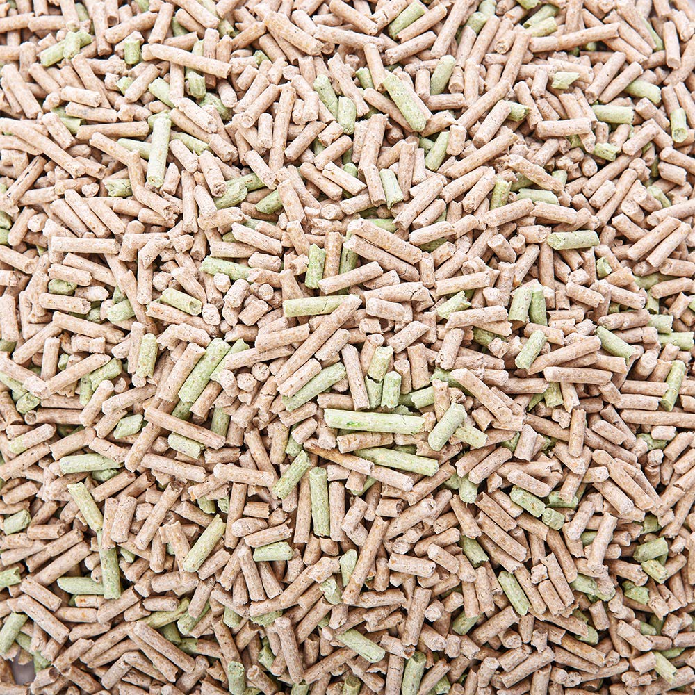 Rufus & Coco Wee Kitty Eco Plant Tofu Cat Litter | Natural Flushable Clumping Cat Litter | Low Tracking Biodegradable Soy Pellets | Super Absorbent Soy Bean Fibres 8.8 lbs