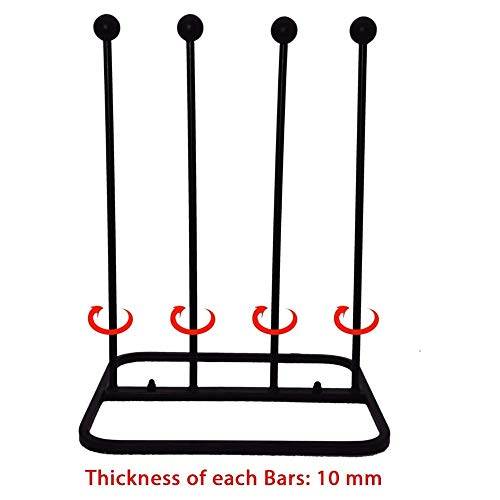 ARSUK Boot Rack Organizer for Tall Boots - Boot Storage Solutions for Entryway, Boot Stand & Holder for 2 Pair and 4 Pair - Free Standing Shoe Rack