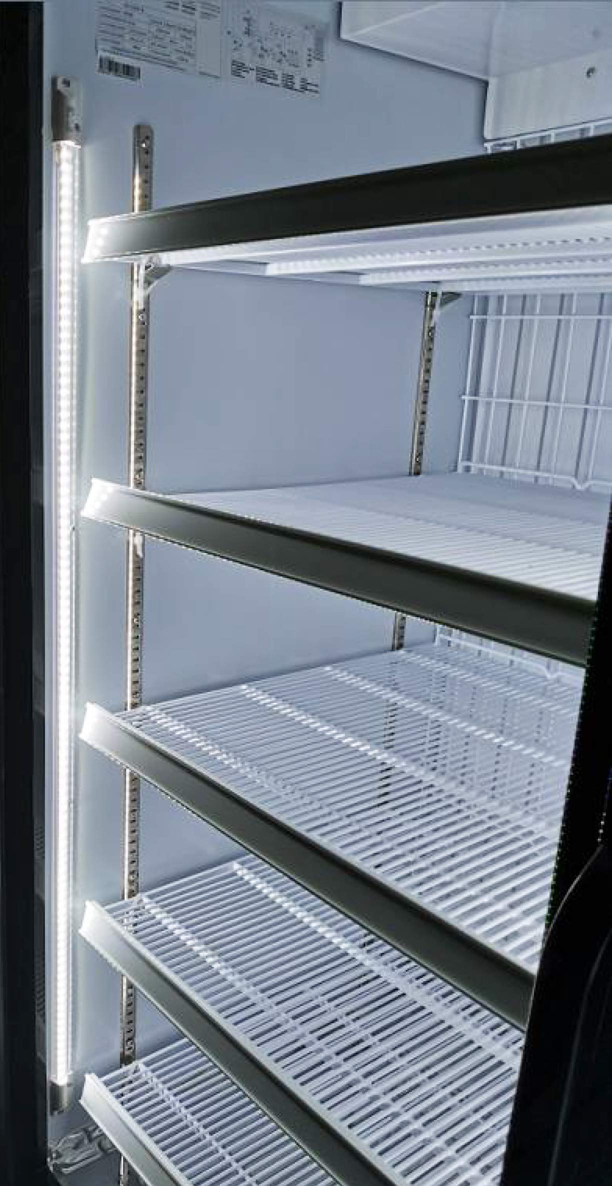Vortex Refrigeration Commercial Grade Merchandiser Refrigerator with 3 Fog Resistant Glass Doors, 69 Cubic Feet, Black
