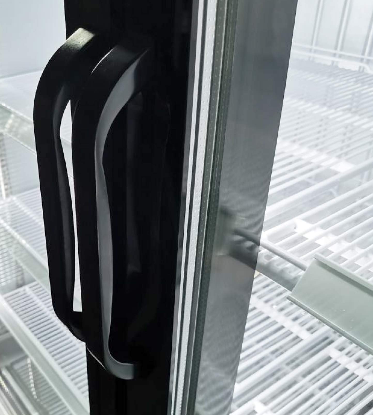 Vortex Refrigeration Commercial Grade Merchandiser Refrigerator with 3 Fog Resistant Glass Doors, 69 Cubic Feet, Black