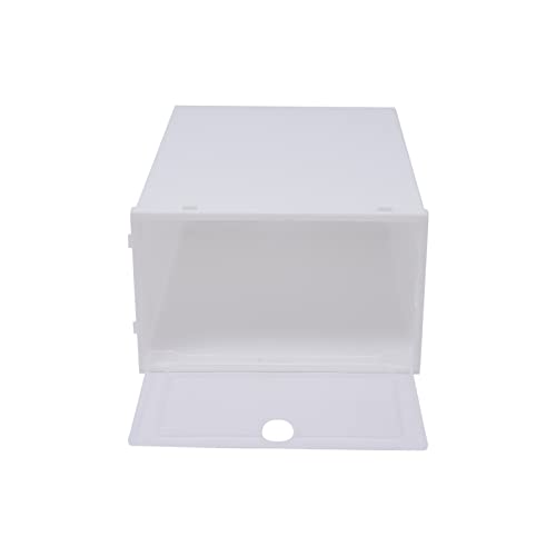 TouSuaRSi 24Pcs Plastic Shoe Boxes Clear Stackable Box Storage with Lids Clear Shoe Boxes Stackable Shoe Containers with Snap-Tight Clasp Design and Ventilation Holes for Home (Qty : 24Pcs)