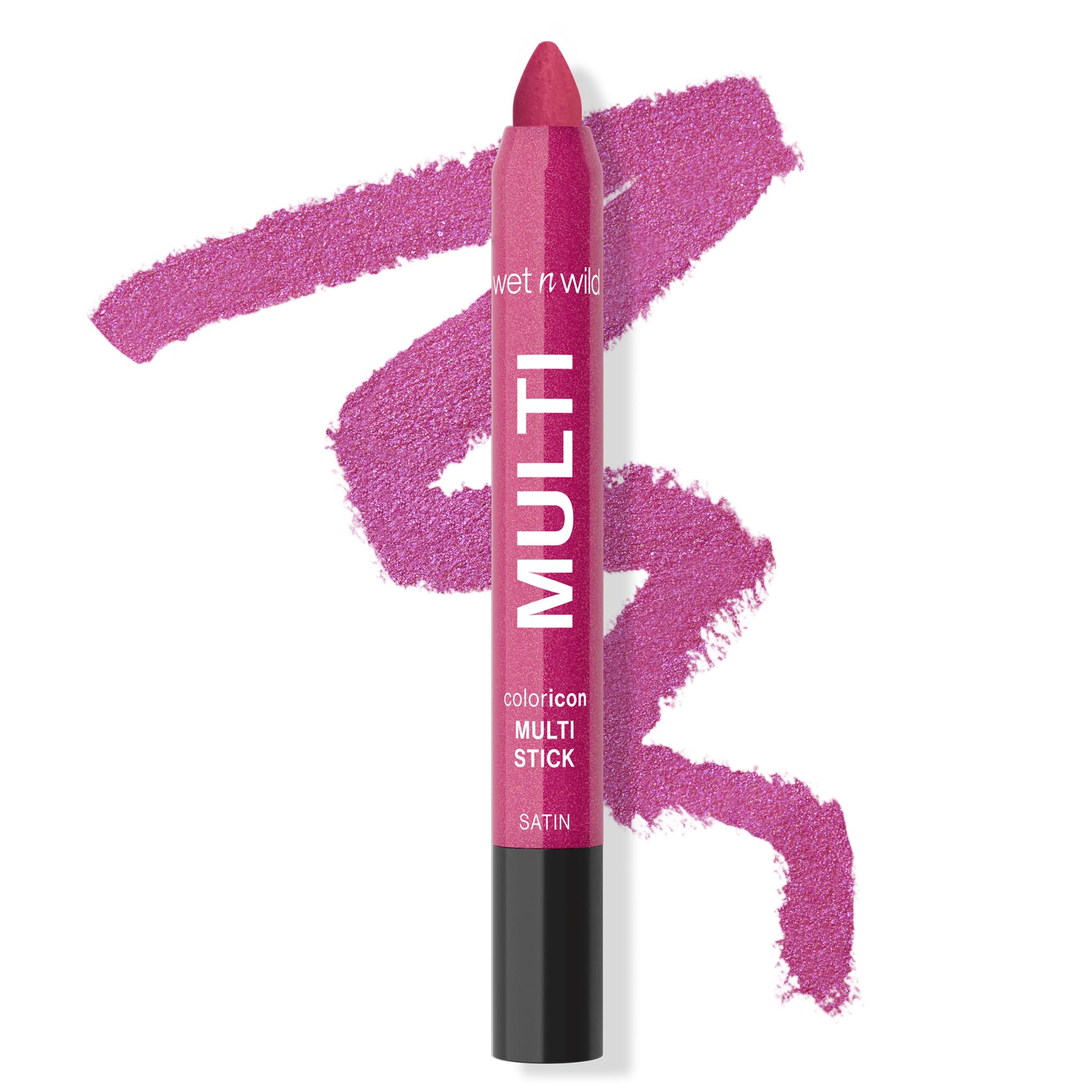 wet n wild Color Icon Cream Eyeliner Eyeshadow Multi-Stick, Moisturizing, Nourishing Velvety Cream-to-Powder Buildable & Blendable Formula, Cruelty-Free & Vegan - Poppy-lar