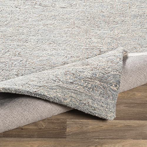 Hauteloom Watchung Wool Living Room, Bedroom Area Rug - Transitional - Gray, Green - 8' x 10'