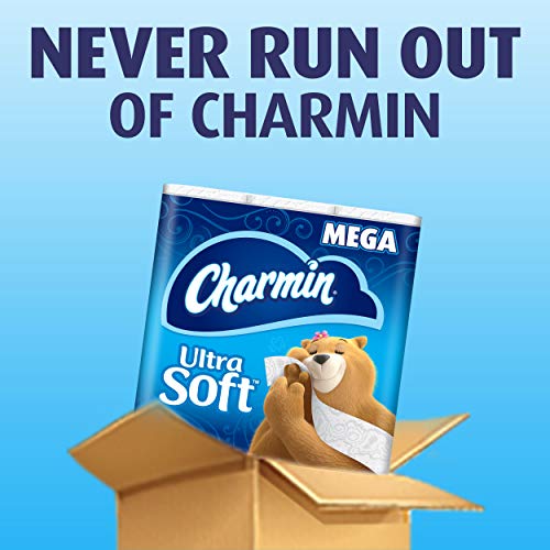 Charmin Ultra Soft Toilet Paper, 6 Mega Rolls = 24 Regular Rolls
