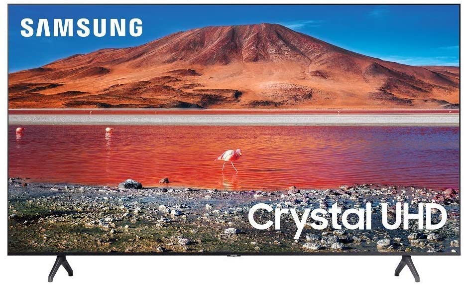 Samsung 55-inch TU-7000 Series Class Smart TV | Crystal UHD - 4K HDR - with Alexa Built-in | UN55TU7000FXZA, 2020 Model