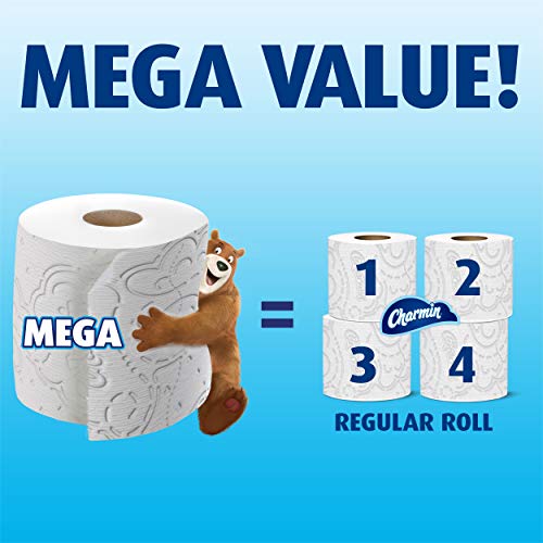 Charmin Ultra Soft Toilet Paper, 6 Mega Rolls = 24 Regular Rolls