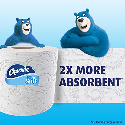 Charmin Ultra Soft Toilet Paper, 6 Mega Rolls = 24 Regular Rolls