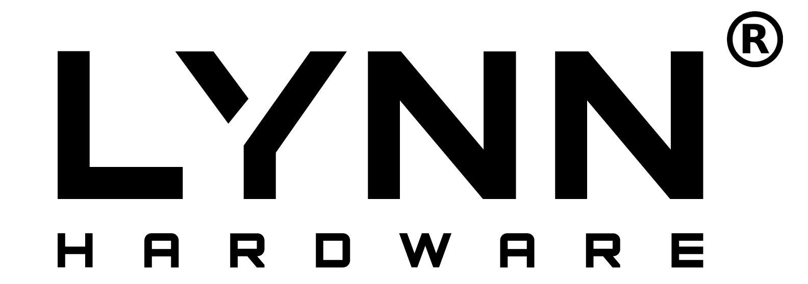 LYNN HARDWARE Commercial Door Lever Lock - Heavy-Duty Locking Door Handle, Designer Door Handles, Cylindrical Lever Lock, Non-Handed Grade 2 Door Handle, Satin Chrome, Storeroom Function