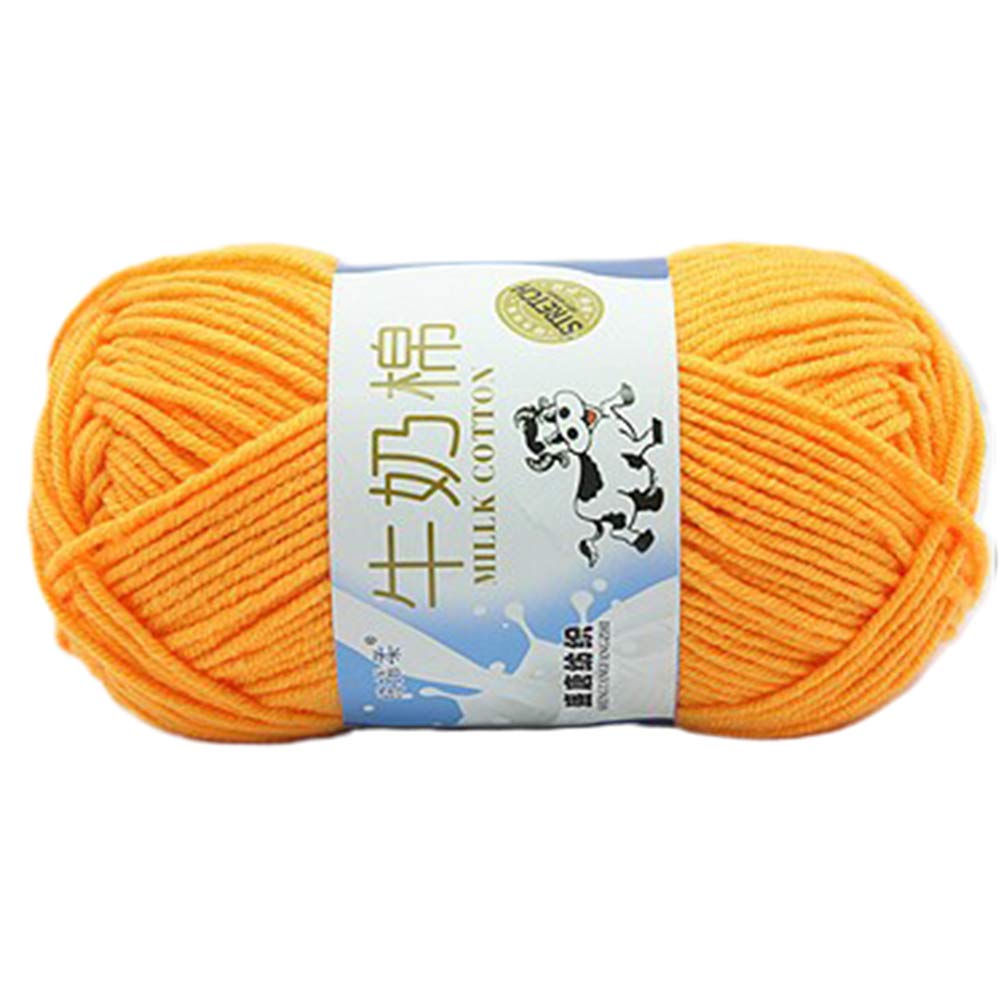 50g DIY Soft Milk Cotton Fiber for Knitting Sweater Blanket Scarf Crochet Knitting Yarn Ball