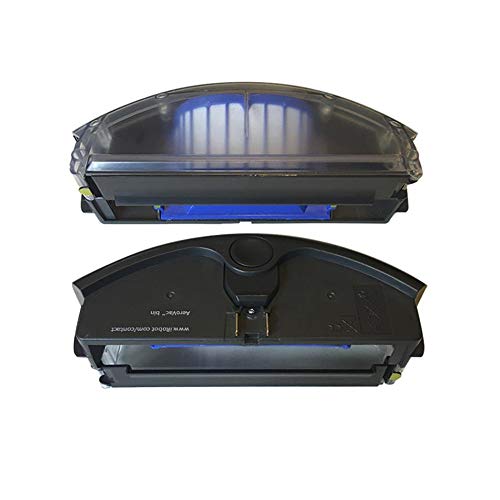 Hepa Filter Dust bin AeroVac Bin Box Compatible for Irobot Roomba 500 600 Series 527 595 620 675 692 694 Collection Box Filter Box Collector Parts Replacement (not fit 680 690)
