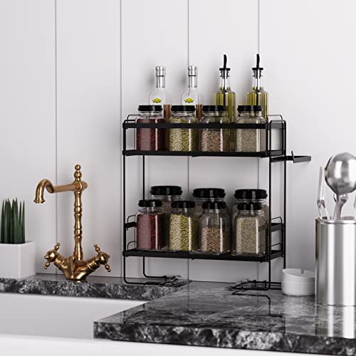 STILLDIO Bathroom Over The Toilet Storage Shelf 2-Tier Bathroom Storage Organizer Metal Basket Cabinet with Paper Holder Home Space Saving