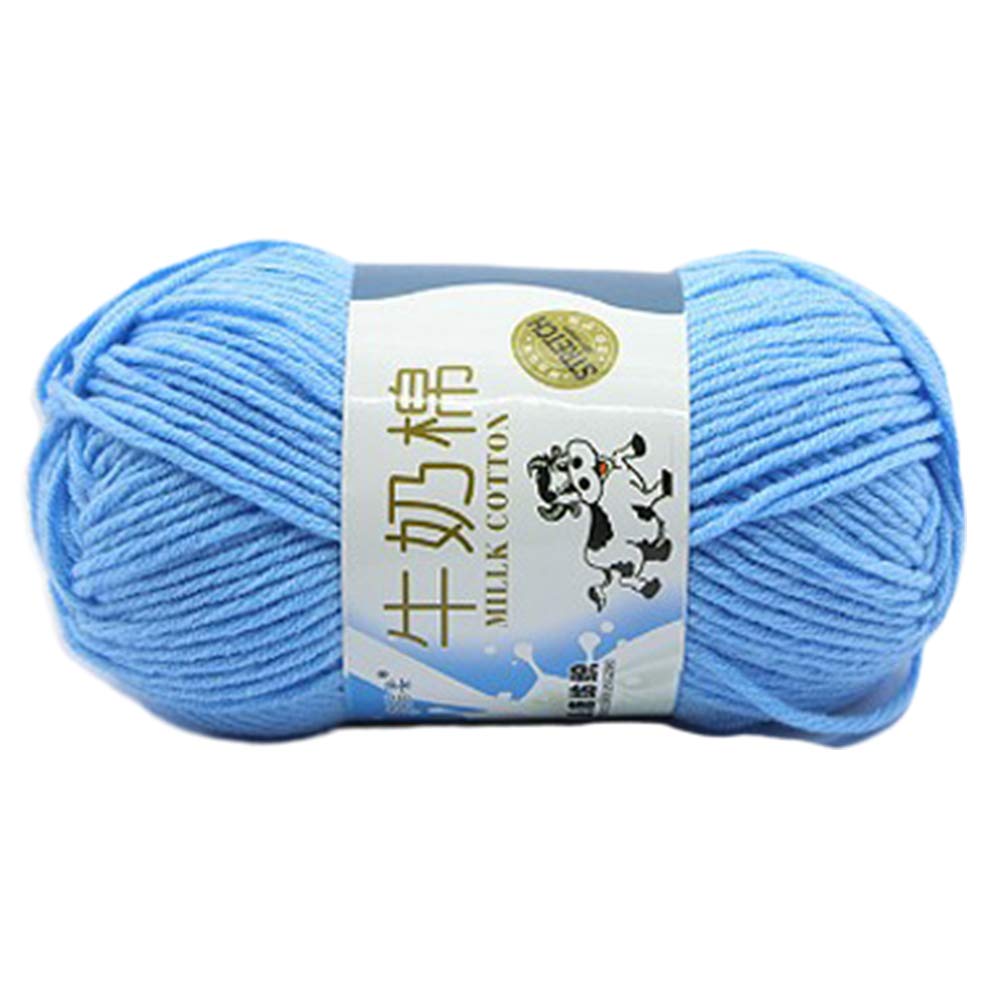 50g DIY Soft Milk Cotton Fiber for Knitting Sweater Blanket Scarf Crochet Knitting Yarn Ball