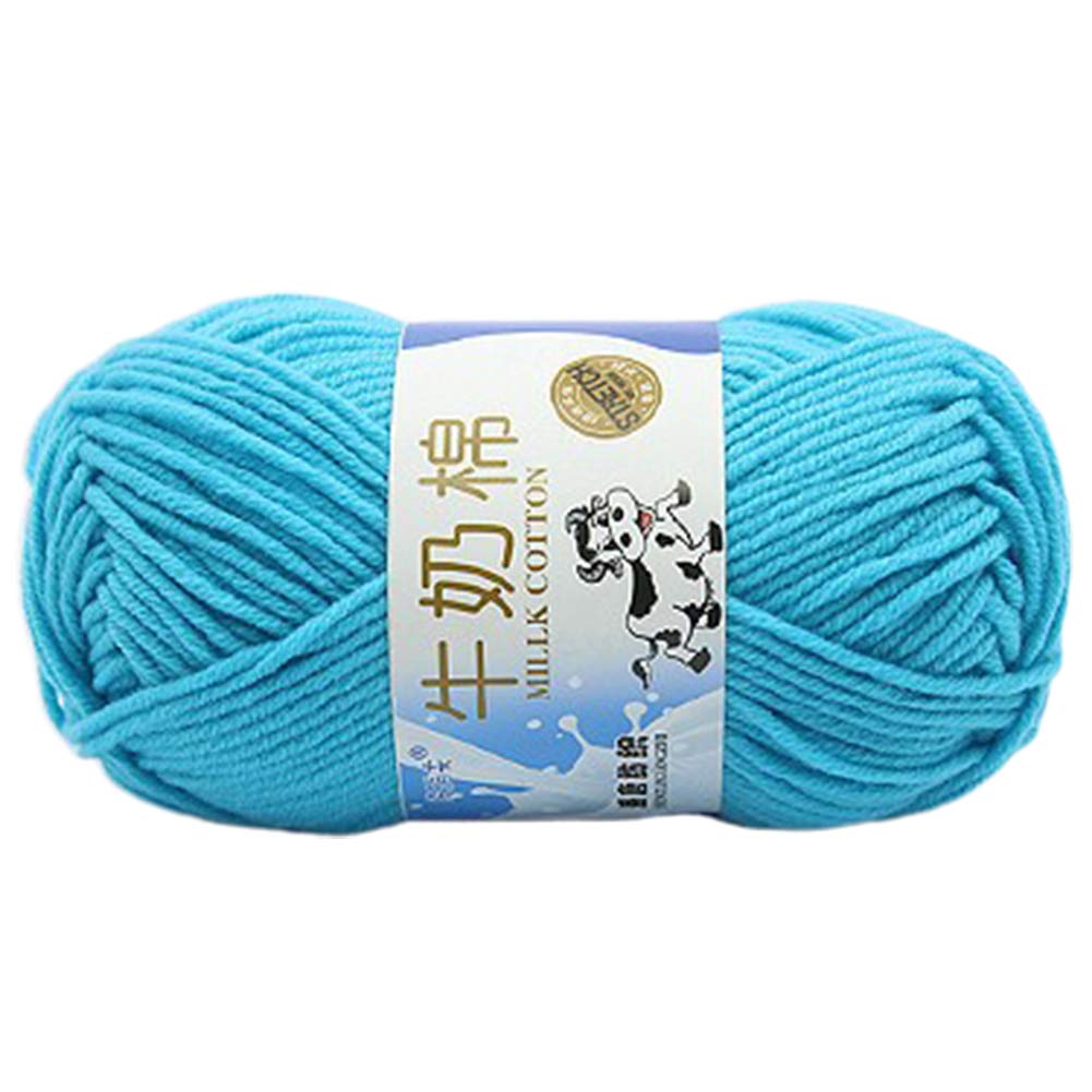 50g DIY Soft Milk Cotton Fiber for Knitting Sweater Blanket Scarf Crochet Knitting Yarn Ball