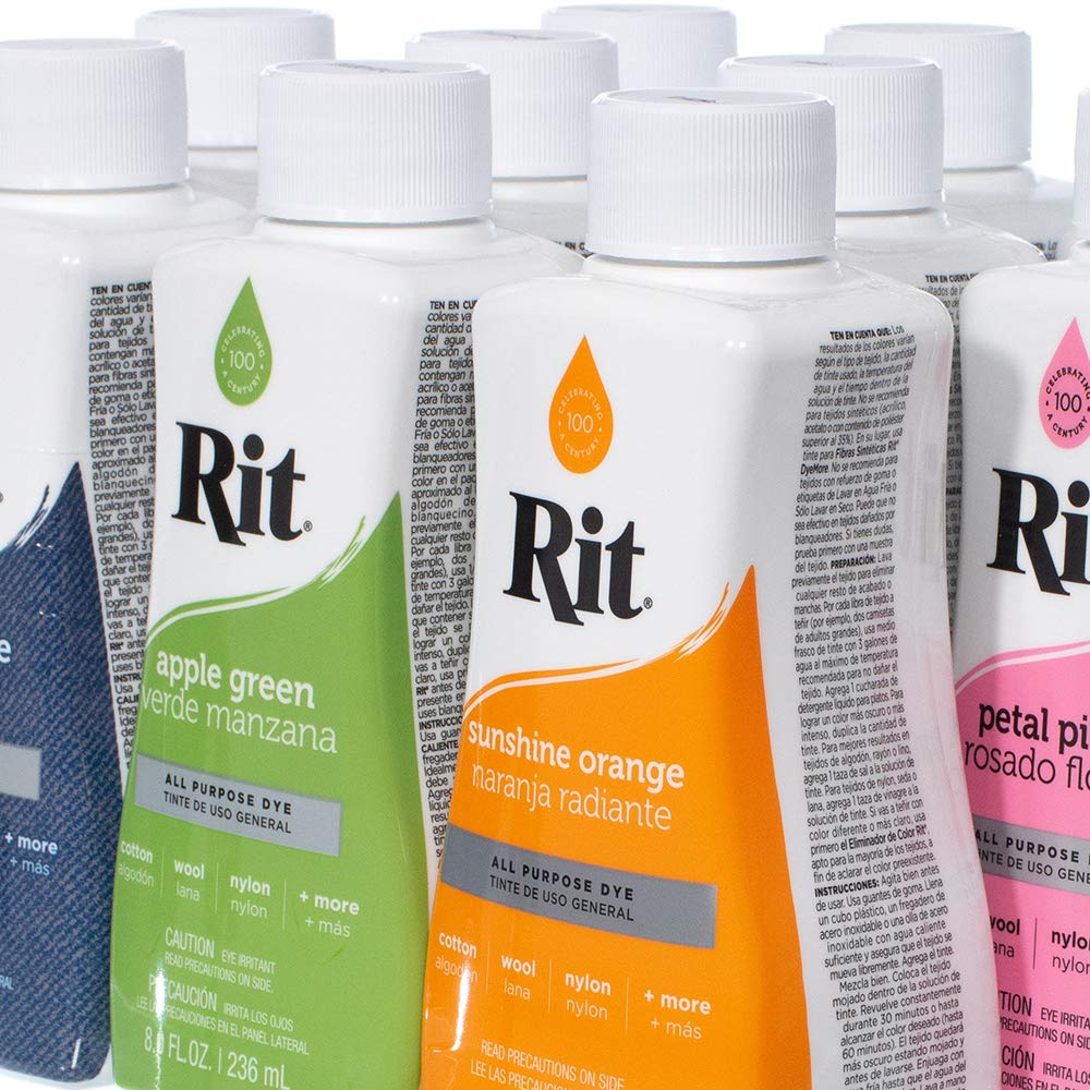 Rit Dye Liquid – Wide Selection of Colors – 8 Oz. (Coral)